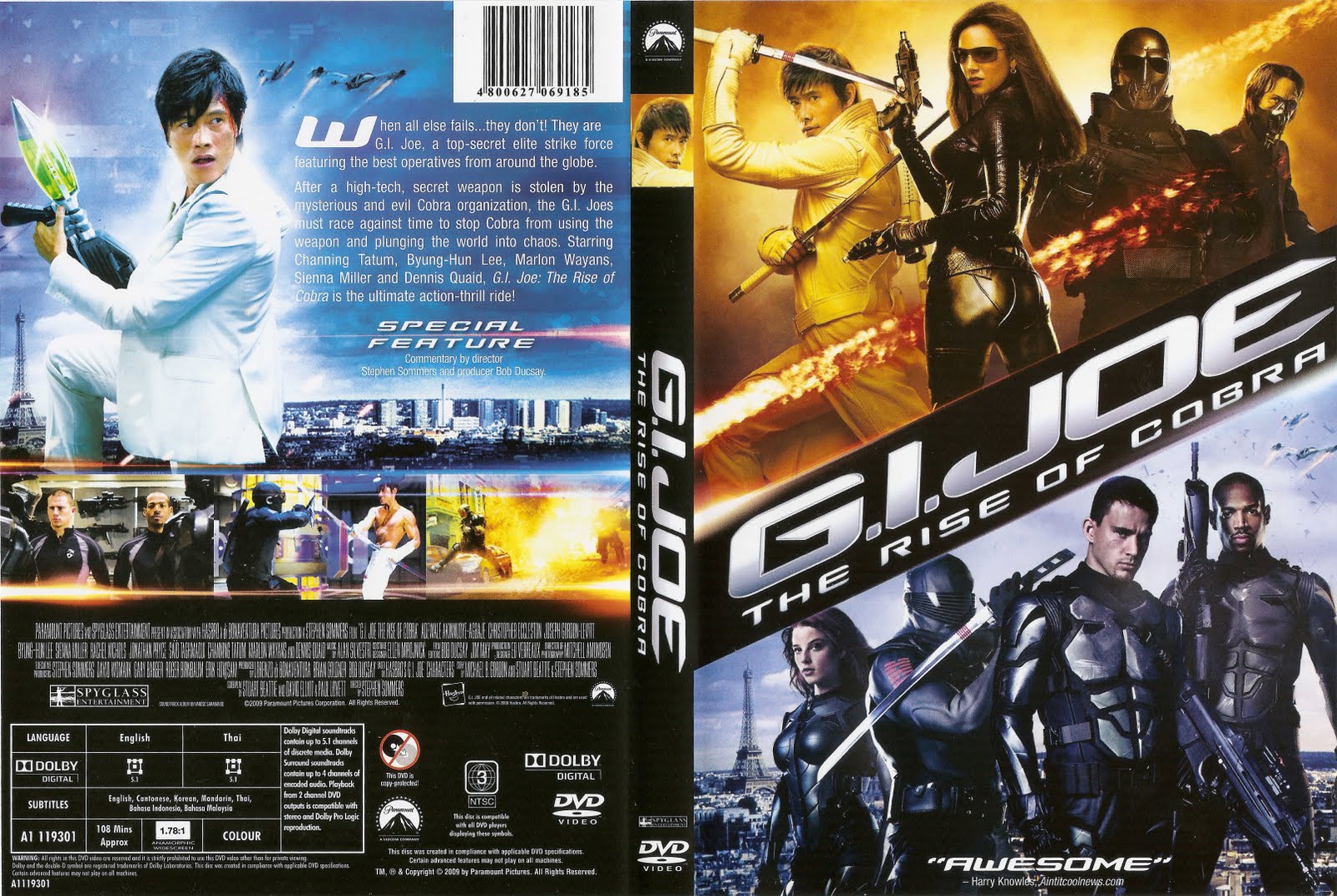 DVD Lables: G.I.JOE
